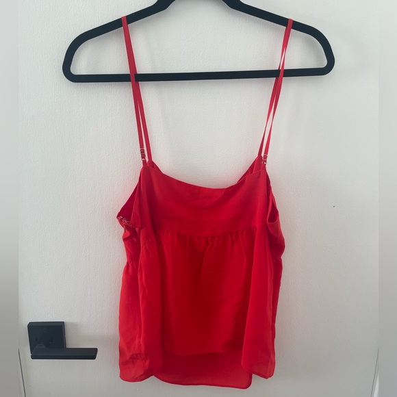 Madewell | Tops | Madewell Tie Front Keyhole Silk Camisole | Poshmark